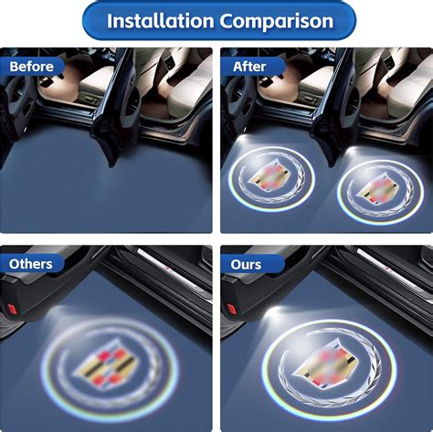 Luxorr Proyector De Logotipo De Luz Led Para Puerta De Automóvil Luces De Bienvenida