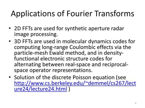 Ppt Fast Finite Fourier Transforms Ffts Powerpoint Presentation
