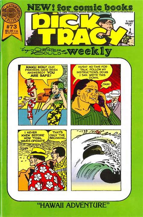 Dick Tracy Weekly 73 Published January 1989 Key Coll