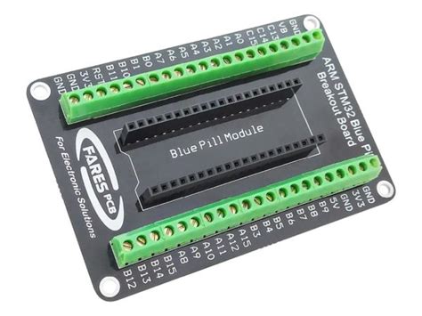 ARM STM F C Blue Pill Breakout Board Fares PCB