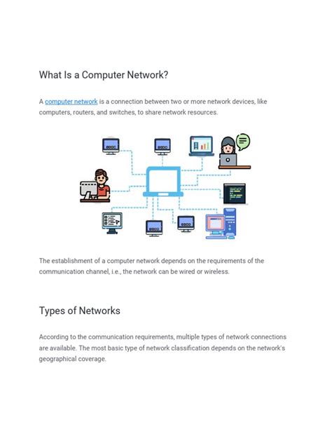What Is A Computer Network Pdf Computer Network Local Area Network