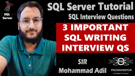 3 Important Interview Questions And Answers In Sql Sql Writing Interview Learn Sql Hindi