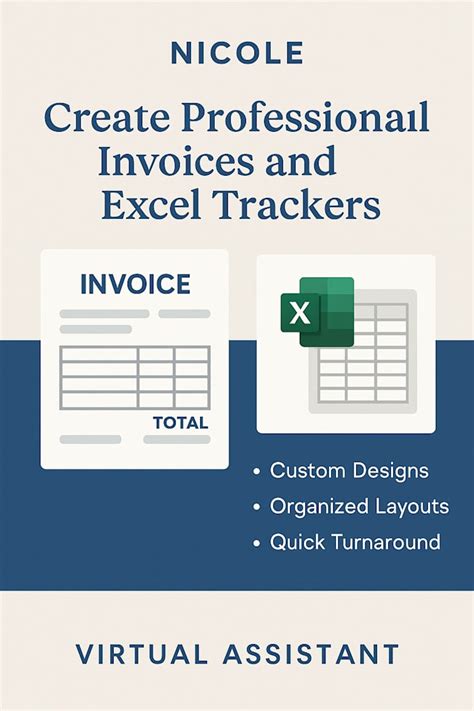 Create Invoices And Excel Trackers For Your Business By Nncabahug Fiverr