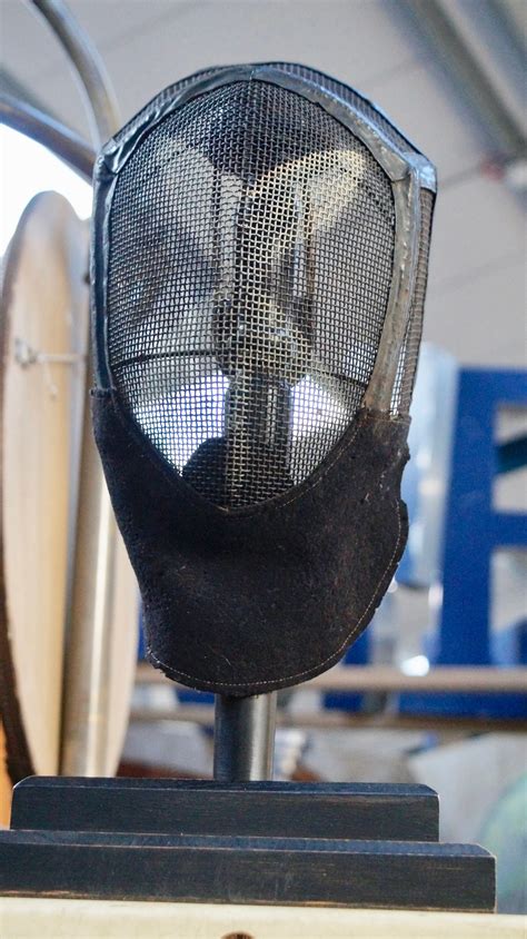 French Wire Fencing Mask With Stand Sold Clubhouse Interiors Ltd
