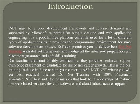 PPT Best Helpful Features To Know About Dot Net Framework PowerPoint Presentation ID