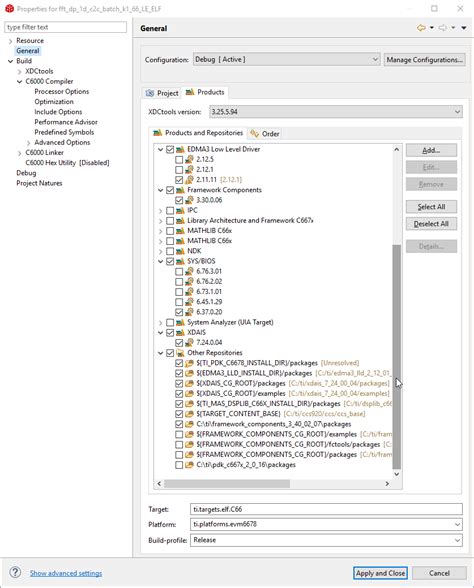 compiler tms320c6678 c ti pdk c667x 2 0 2 packages ti csl csl xmcaux