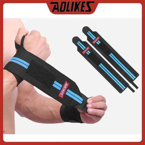 Aolikes 2pcs Wrist Support Gym Weight Lifting Training Weight Lifting