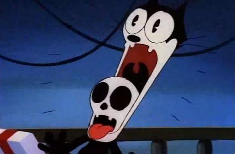 Spooked Felix The Cat Know Your Meme