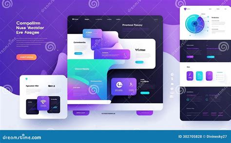 Navigating Brilliance Intuitive Ui Ux Landing Page Ai Generate Stock