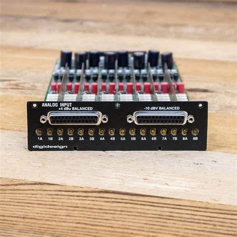 Digidesign A D Channel Analog Input Expansion Card Reverb