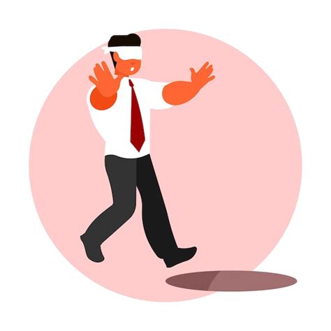 Premium Vector Businessman In Virtual Reality Glasses Vector