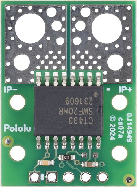 Pololu Ct433 Hswf20mr Tmr Current Sensor Compact Carrier 20a To 20a 3 3v