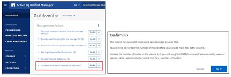What Happens When Your Volume Runs Out Of Inodes Netapp Knowledge Base