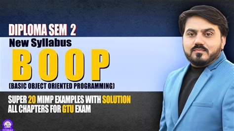 Boop 4320702 Super 20 Mimp Program For Gtu Exam Diploma Sem 2 Computer Mimp Boop Mimp