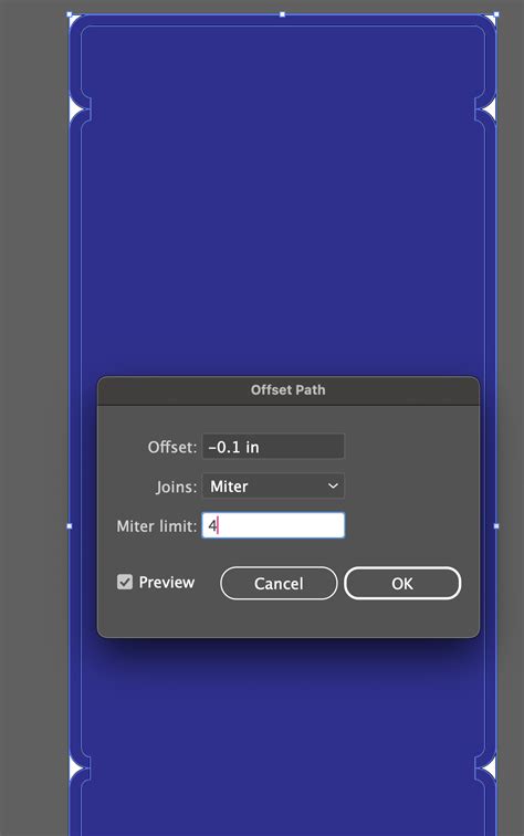 Offset Path Not Keeping Sharp Corners Adobe Product Community 14144536