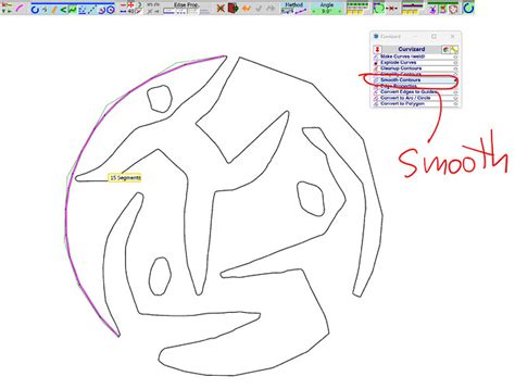 how to import smooth curve dwg to sketchup sketchup sketchup