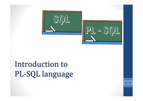 Database L3 Sql Plsql Introduction The Sql Language Is A Language