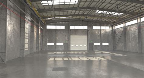 Warehouse Interior 3d Model 1148140 Turbosquid