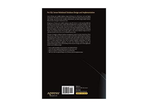 Pro Sql Server Relational Database Design And Implementation Louis