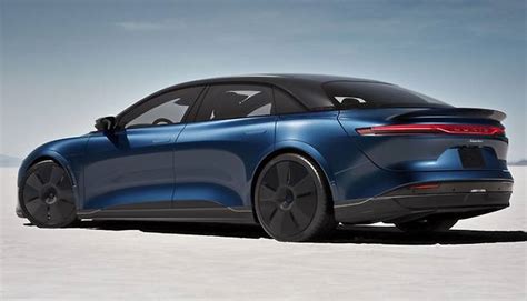 루시드 테슬라 모델 S 플레이드 넘어서는 플래그십 전기 세단 에어 사파이어 공개