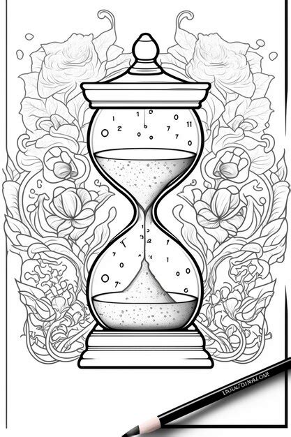 3000 Hourglass Coloring Pictures