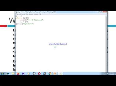 Loops In Python YouTube