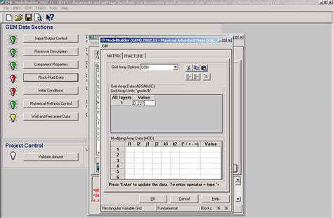 Grid Array Option For Matrix Screenshot Under The Matrix Tab With The Download Scientific