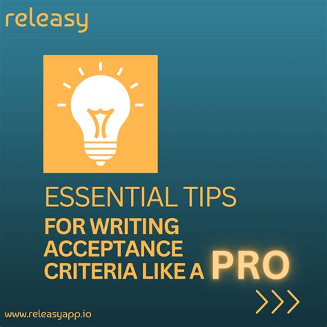 essential tips for writing acceptance criteria like a pro