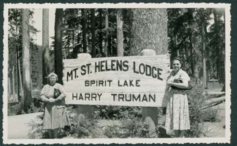 Spirit Lake Harry Truman St Helens