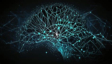 Premium Photo Technology Neural Network Background Imagegenerative Ai