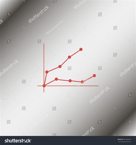 Line Graph With Points Royalty Free Stock Vector 507465931 Avopix Com