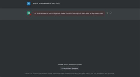 Chatgpt Cannot Say Ill Of Linux R Linuxmemes