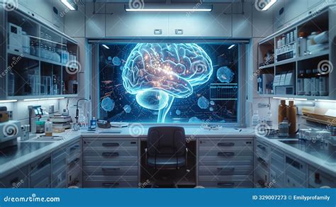 High-Tech Laboratory Focused on Holographic Brain Mapping in a ...
