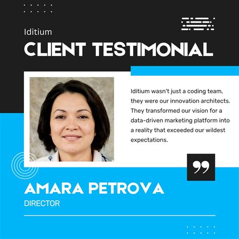 Iditium Development On Linkedin Clienttestimonial Innovationinaction