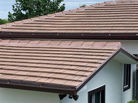 Brown Concrete Tile Roof