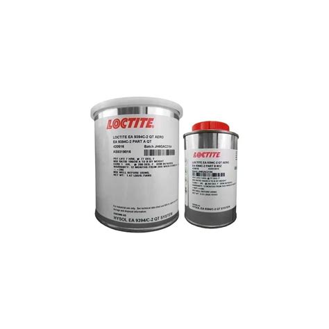 Loctite Ea 9394c 2 Aero Epoxy Paste Adhesive 1us Quart Kit