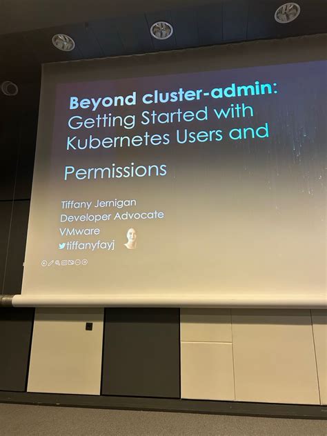 beyond cluster admin by 🐙 tiffany jernigan on stage at devoxx all you