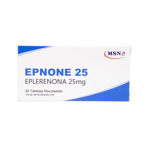 Epnone Eplerenona 25 Mg Tabletas Msn Labs Axalotiene