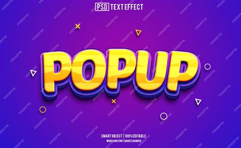 Premium Psd Pop Up Text Effect Font Editable Typography 3d Text