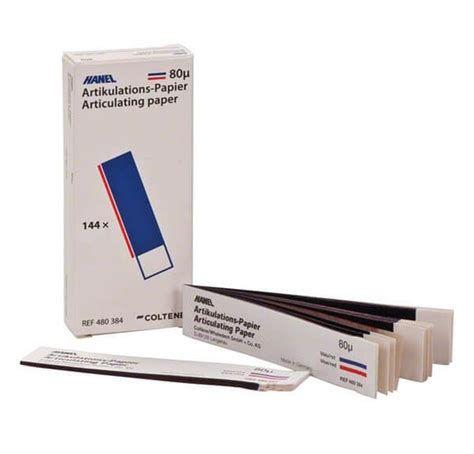 13850930 Hanel Articulating Paper I Shape Redblue 80um