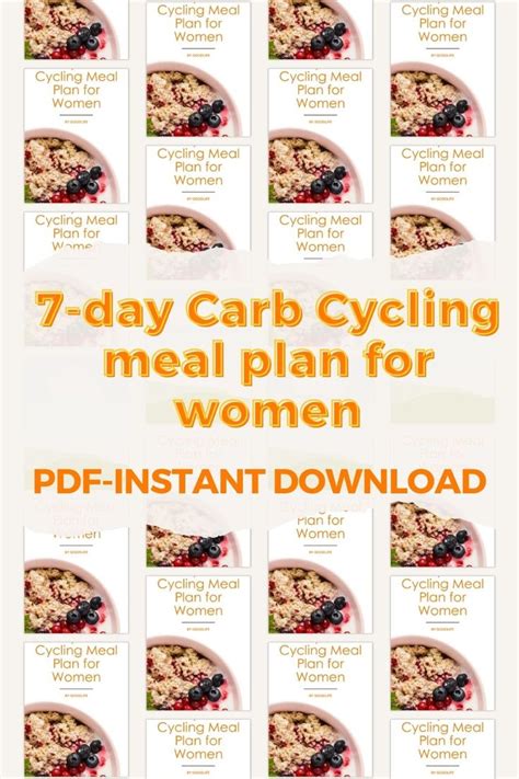 7 Day Female Carb Cycling Plan The Female Friendly Carb Cycling