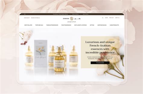 UI UX Case Study Perfume Ecommerce Website Behance