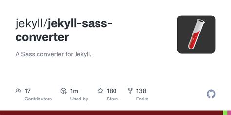 github jekyll jekyll sass converter a sass converter for jekyll
