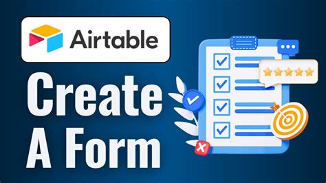 how to create a form in airtable complete guide youtube