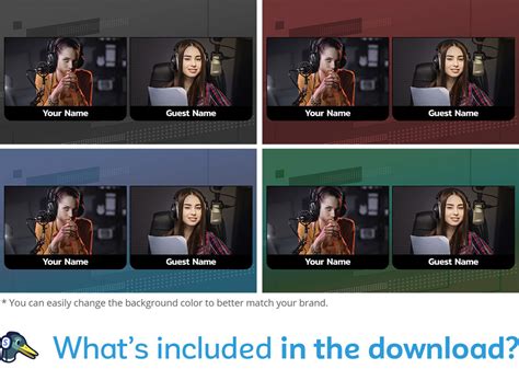 Streamyard Overlay Template Free