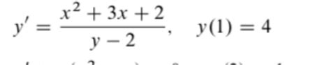 Solved Solve Using Separating Variables Y X2 3x 2y 2 Y 1 4