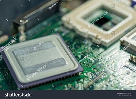 Computer Mainboard Cpu Socket Computer Cpu Stock Photo Shutterstock