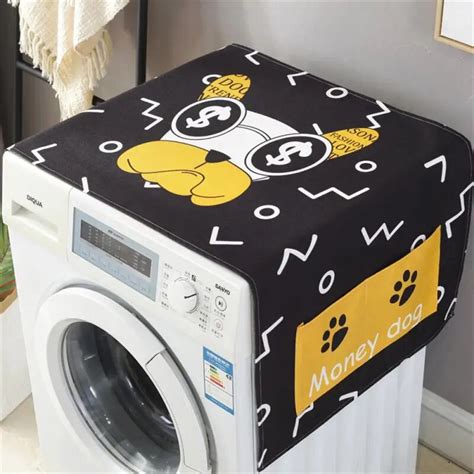 Badu Bg Хладилник Прахоустойчив капак Капак за пералня с джобове за съхранение Чанти Универсални