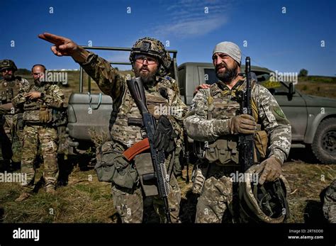 Ukraine September 7 2023 Servicemen Of The 3rd Separate Assault