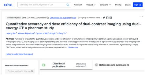 Quantitative Accuracy And Dose Efficiency Of Dual‐contrast Imaging